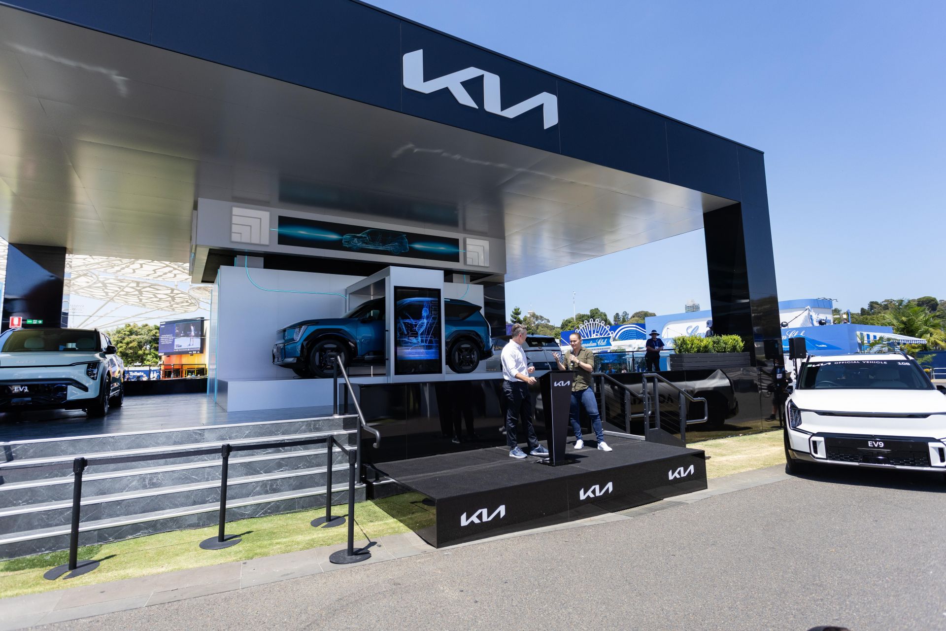 Kia electrifies Australian Open fleet with hybrids, EVs | CarExpert