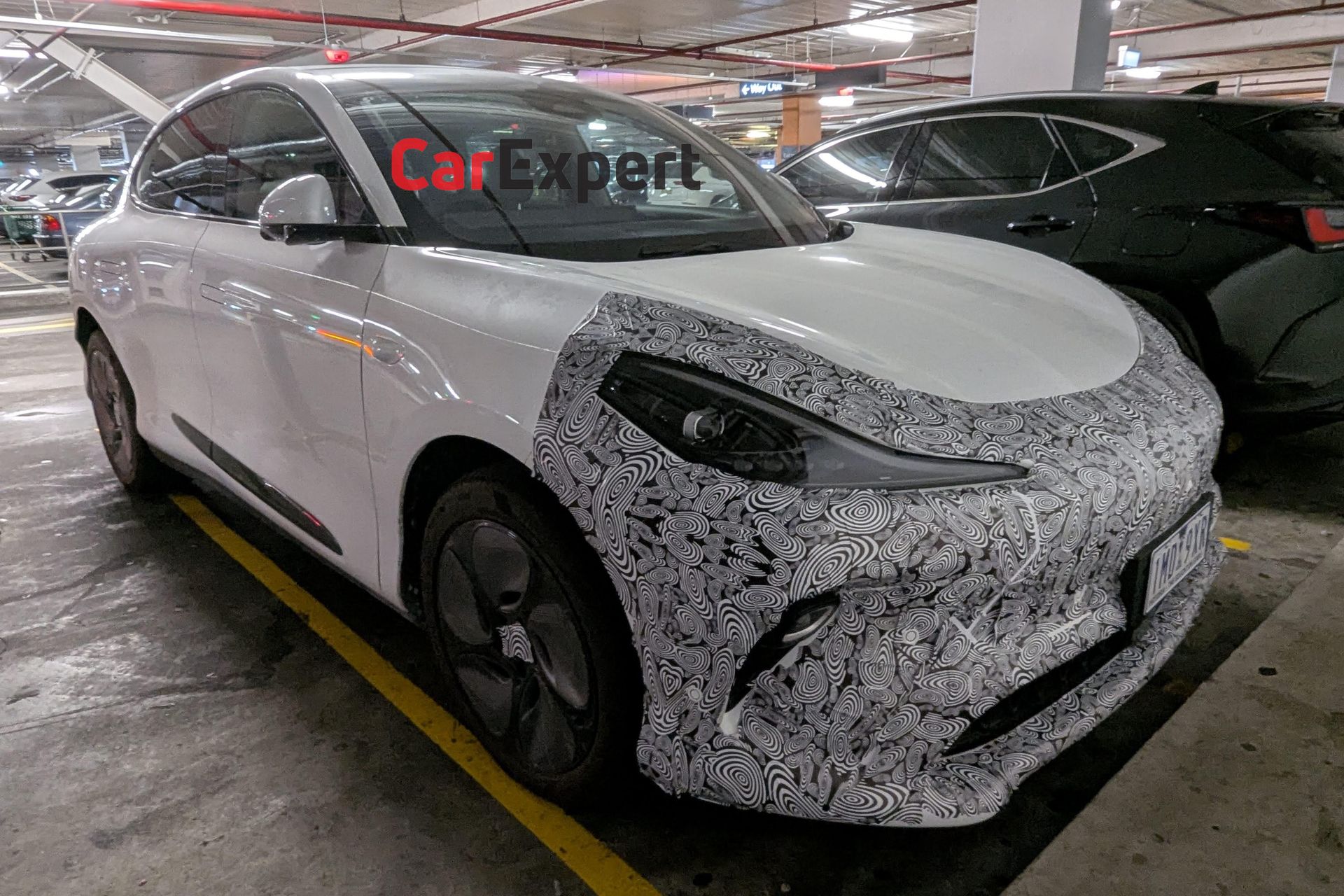 IM LS6: MG's new large electric SUV spied in Australia | CarExpert