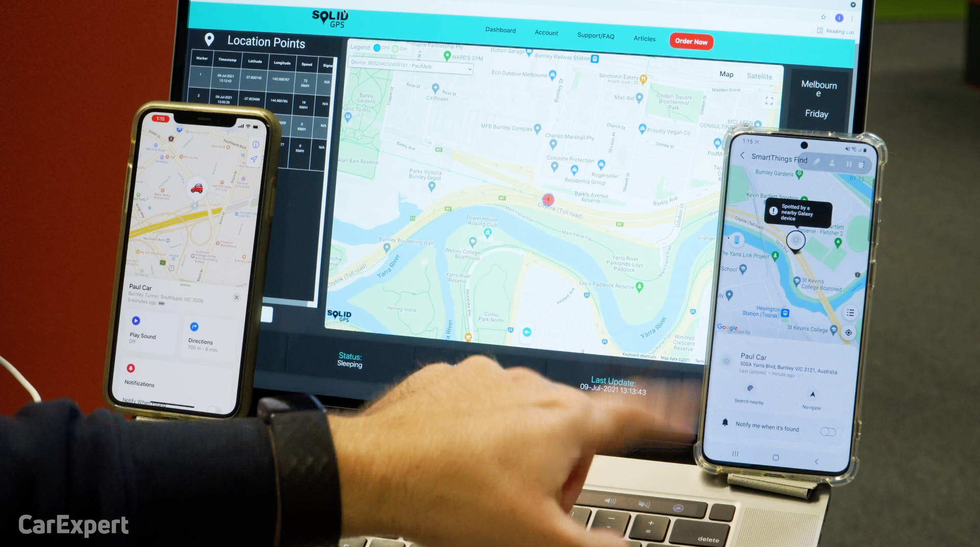 Car tracking: Apple AirTag v Samsung SmartTag+ v GPS comparison review ...