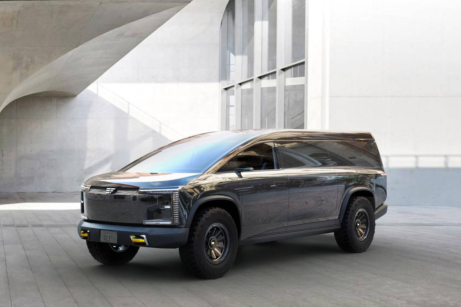 Electric startup EdisonFuture reveals pickup, van concepts in LA ...