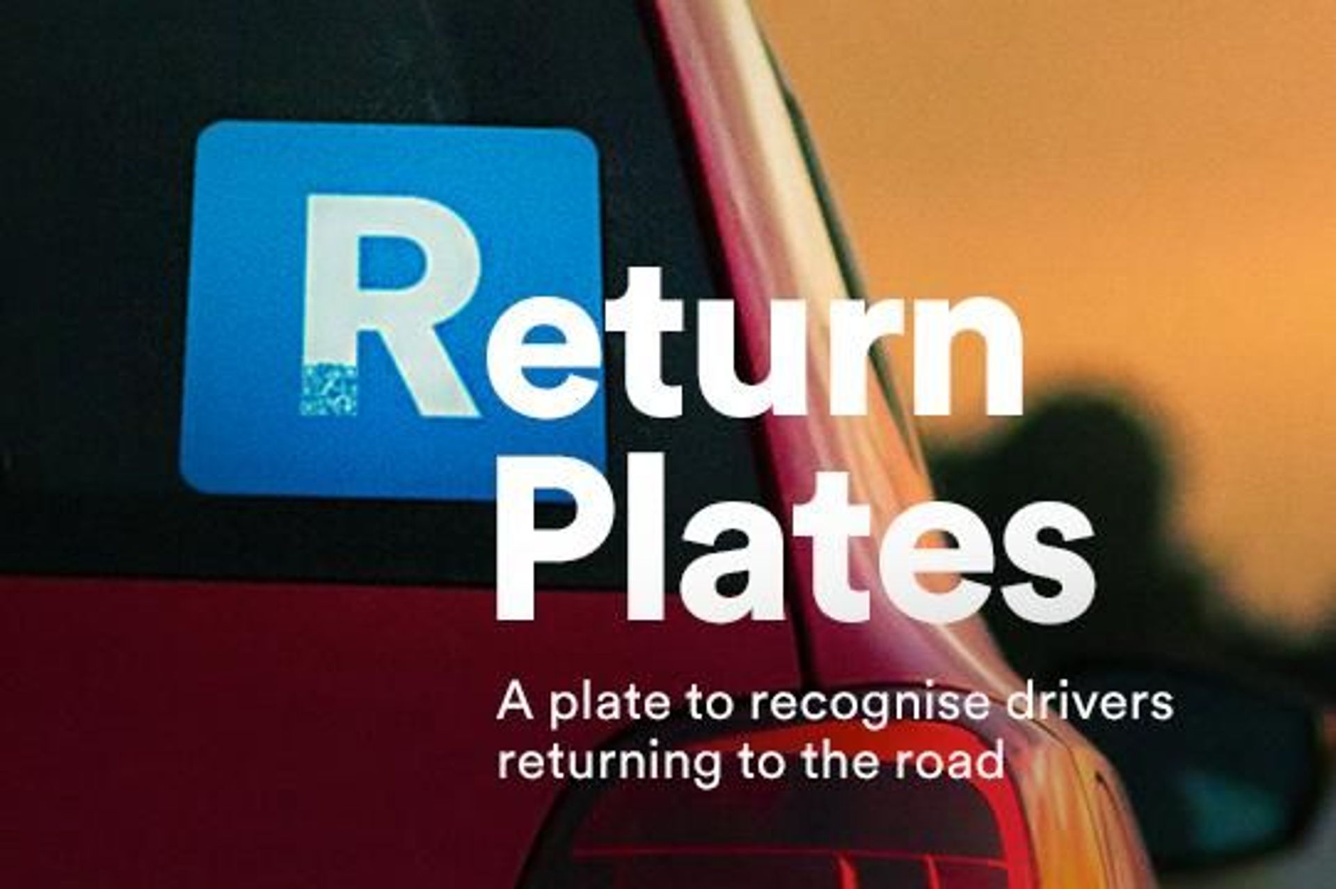 'R Plates' designed to help people returning from road trauma | CarExpert