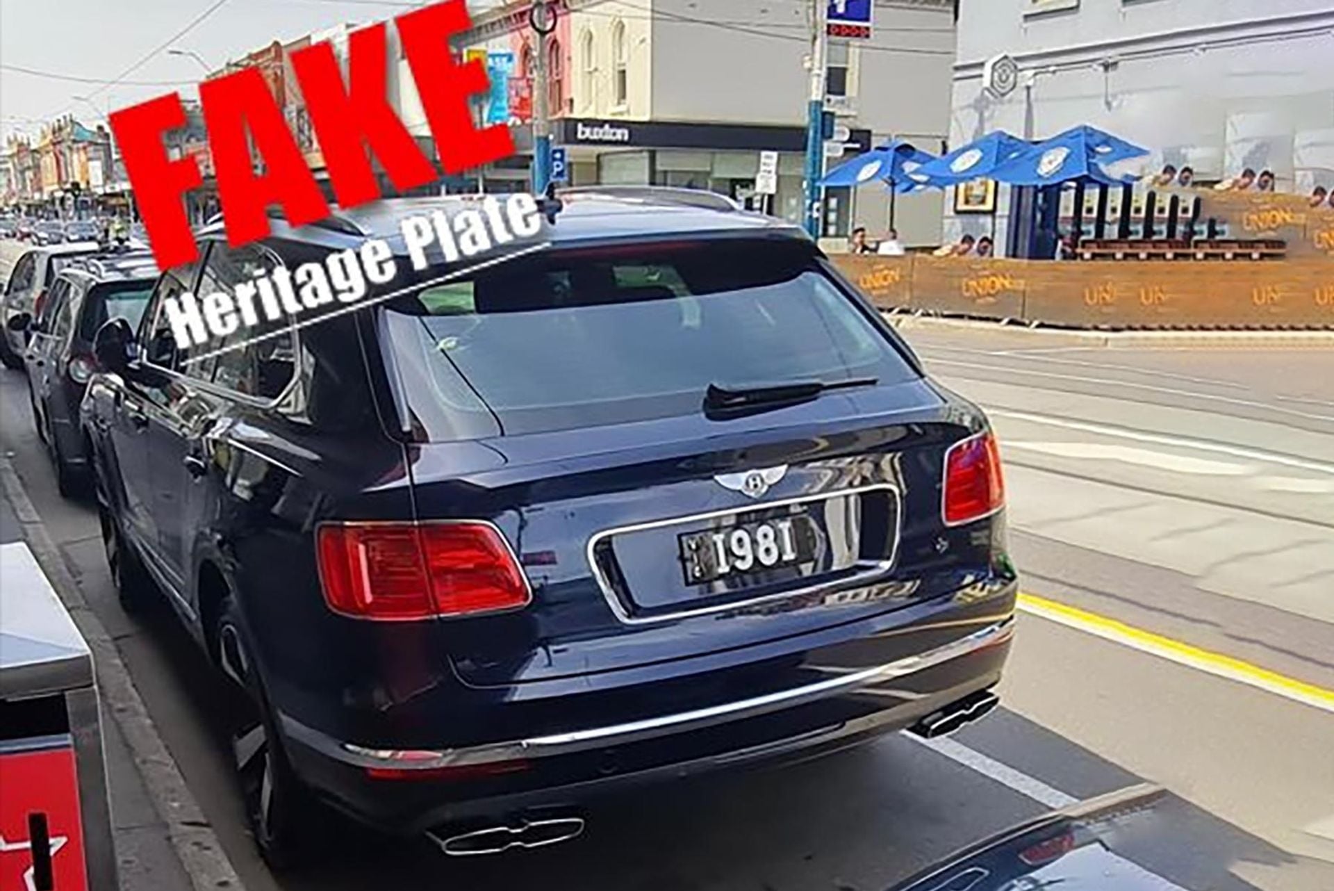 Is it legal to use a cloned or fake number plate that looks real ...
