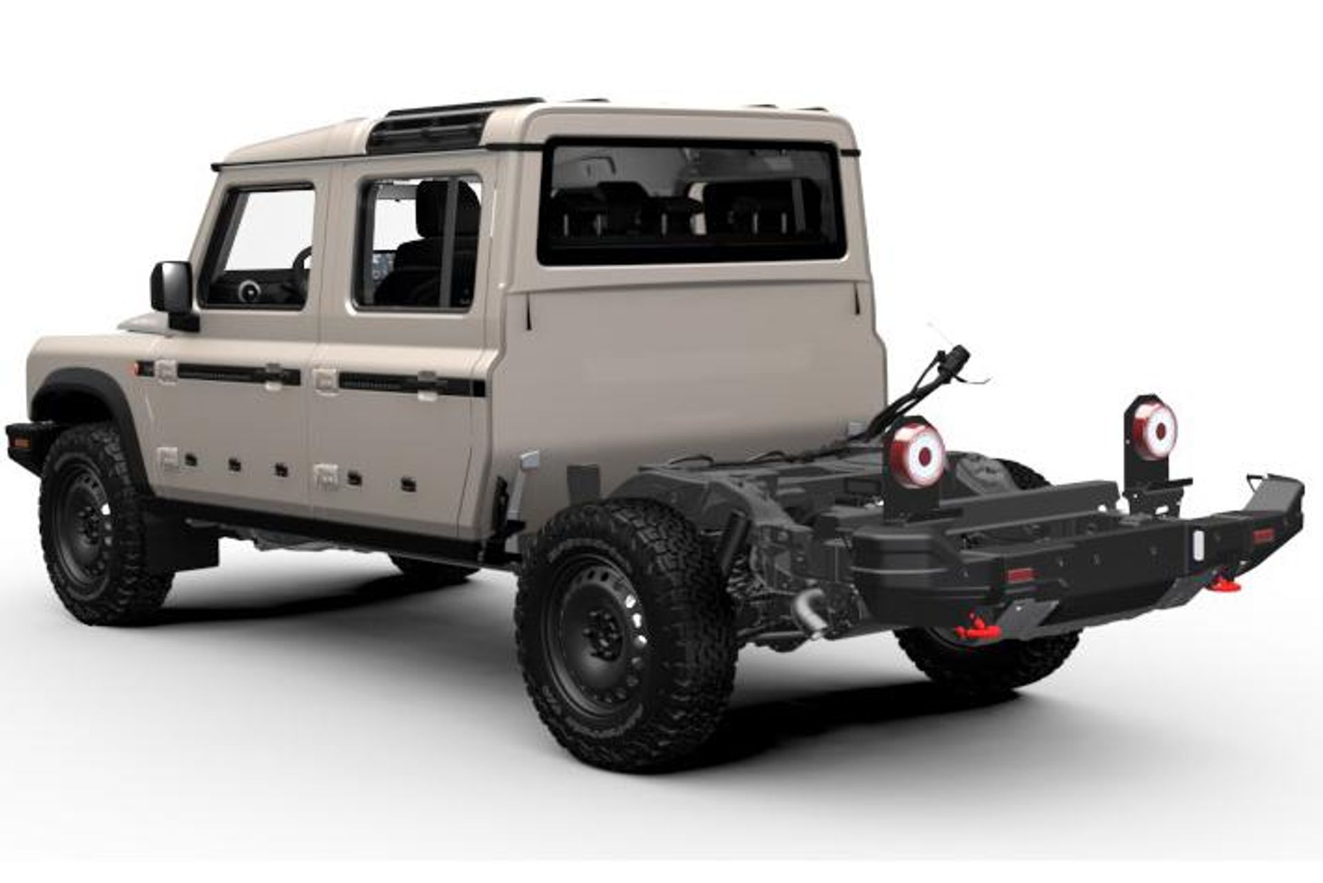 Ineos Grenadier Quartermaster cab-chassis ute breaks cover | CarExpert