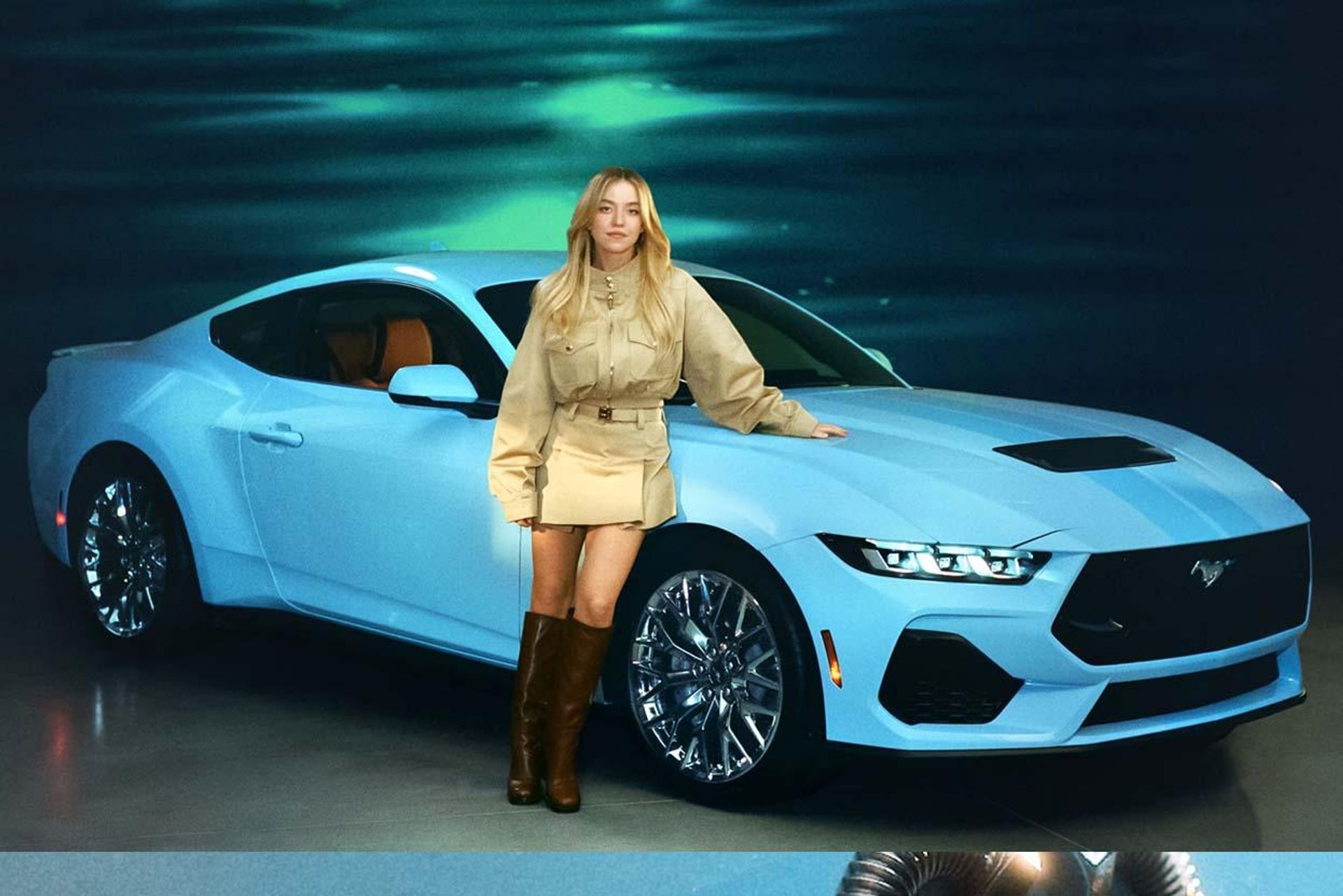 Sydney Sweeney and Ford pair on special Mustang prize | CarExpert