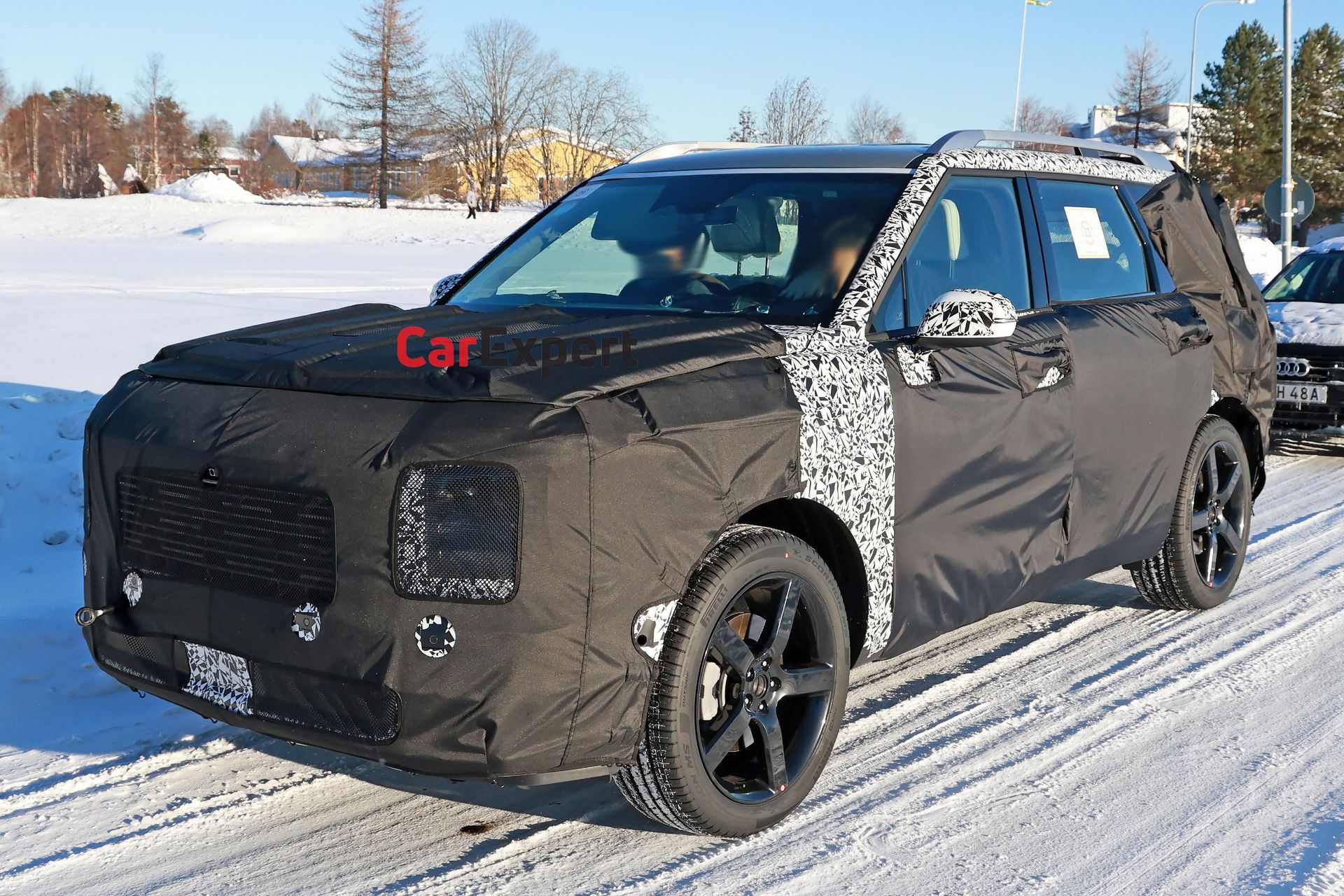Spied! Boxier 2025 Hyundai Palisade ditching diesel for hybrid | CarExpert
