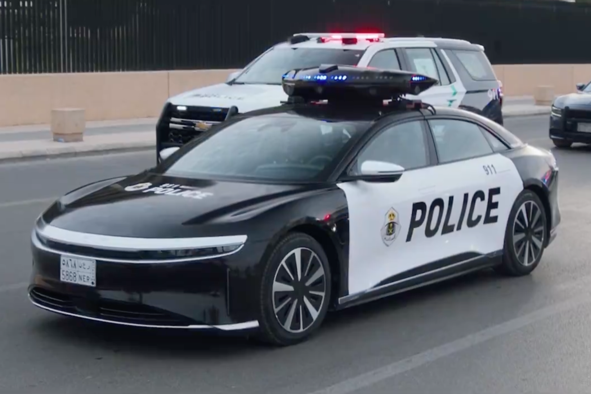 Saudi Arabia's police force picks up drone-toting Lucid Airs | CarExpert