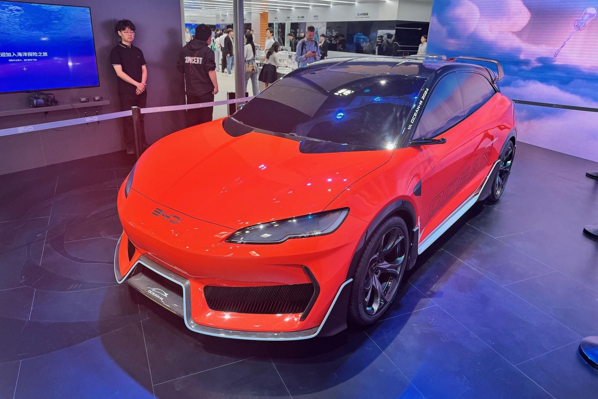 BYD Ocean-M EV hot hatch revealed in Beijing | CarExpert