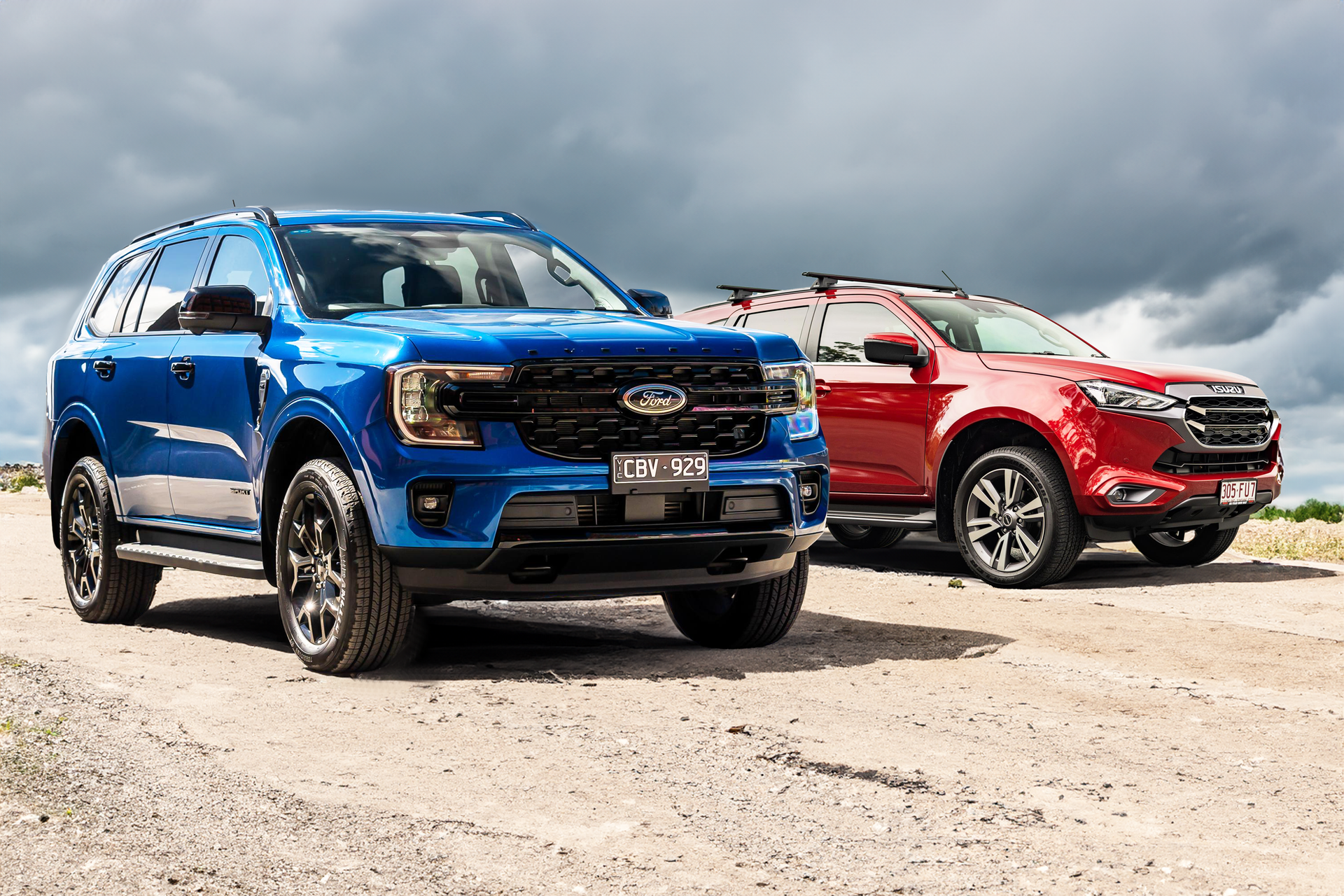 2024 Ford Everest vs Isuzu MU-X: Spec battle | CarExpert