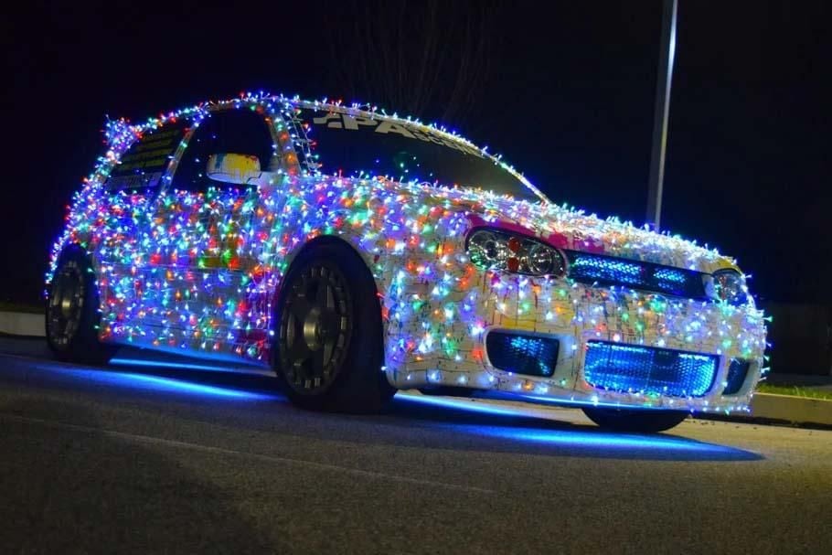 Is it legal to put Christmas lights on your car? | CarExpert