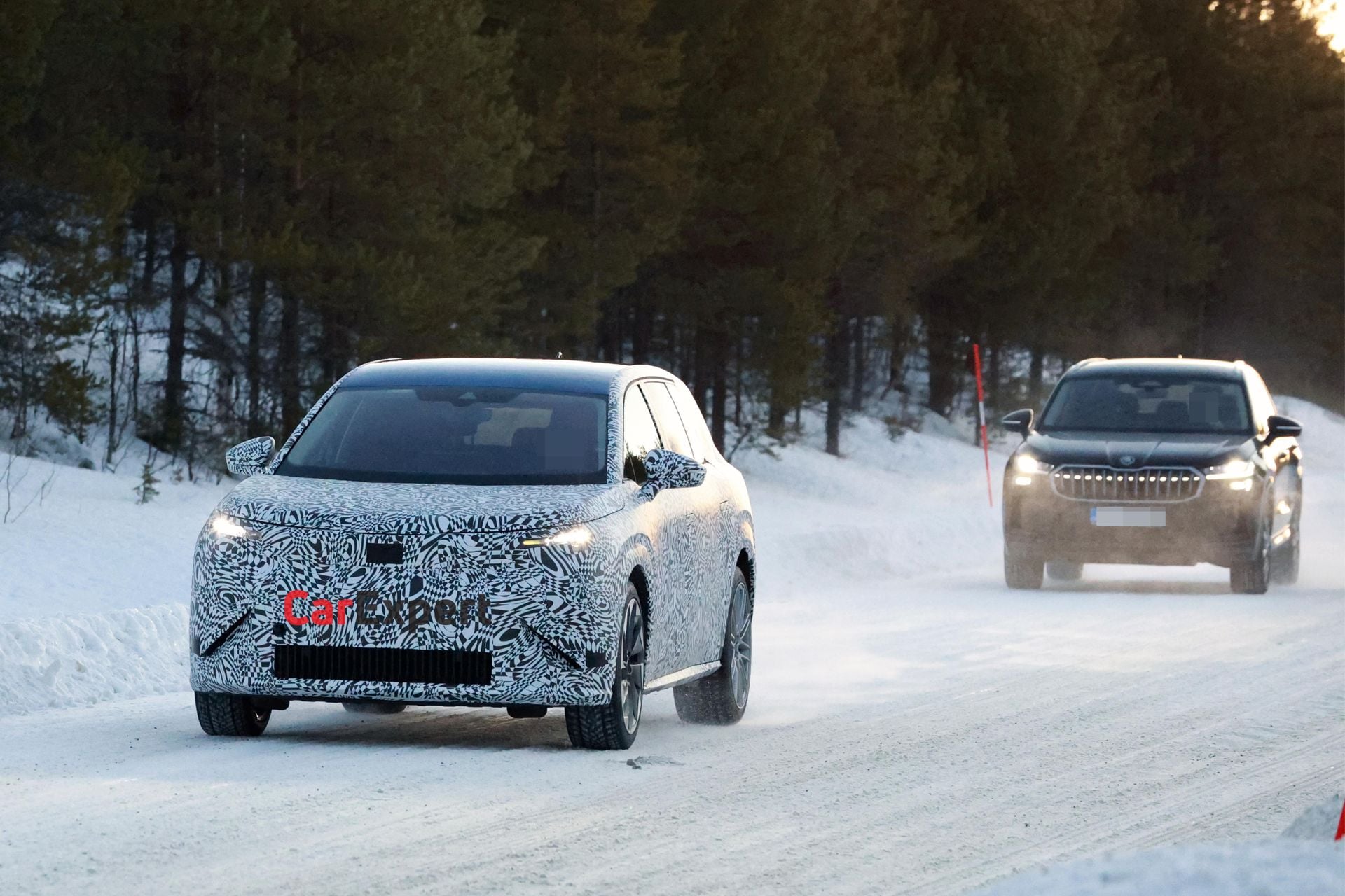 2026 Skoda Space: Seven-seat electric SUV spied | CarExpert