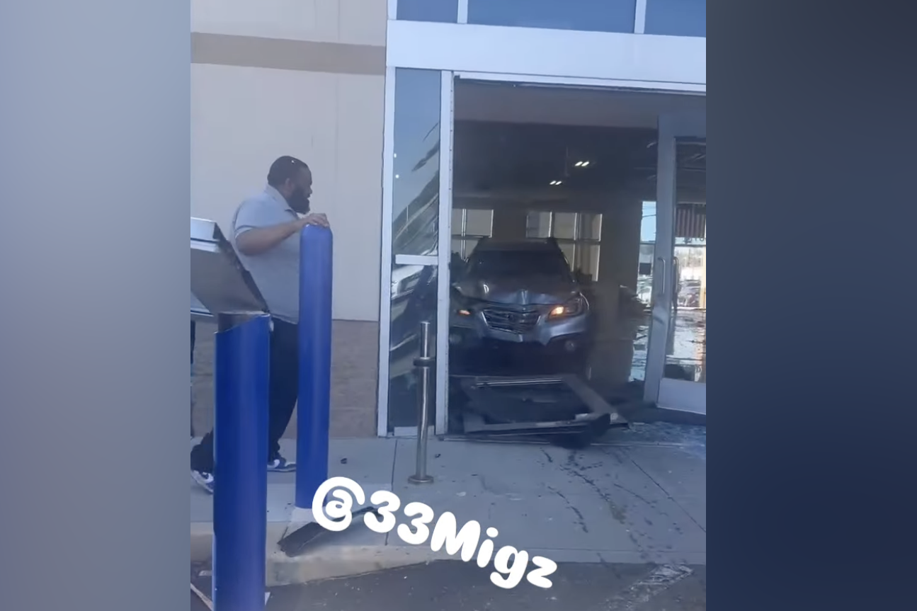 Another Subaru Outback driver intentionally crashes into a dealership ...