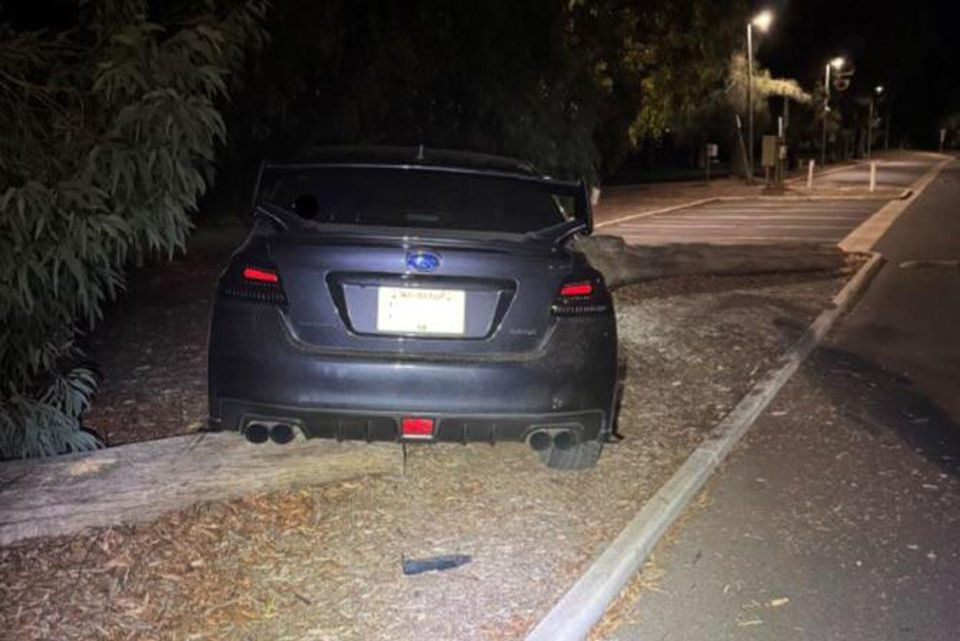 Can’t park there! Subaru WRX driver loses licence after getting stuck ...