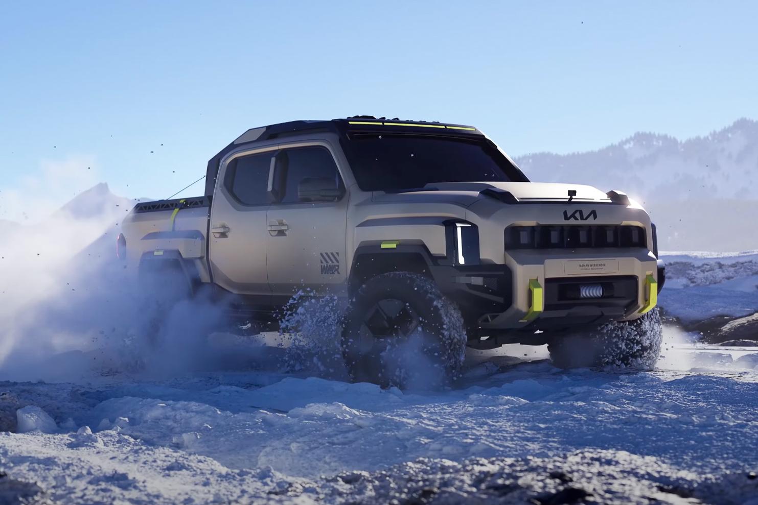 Tougher Kia Tasman Weekender concept ute could preview future update ...