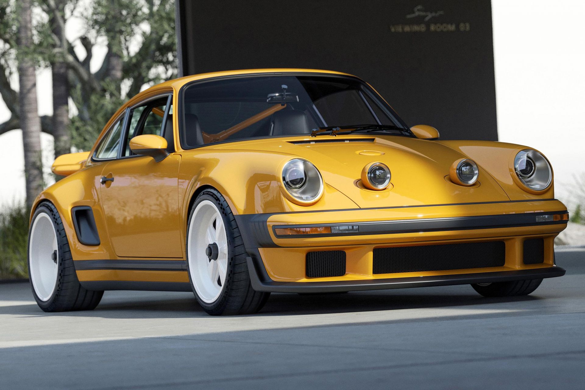 Porsche 911 restomod by Singer has wide body, Cosworth engine | CarExpert