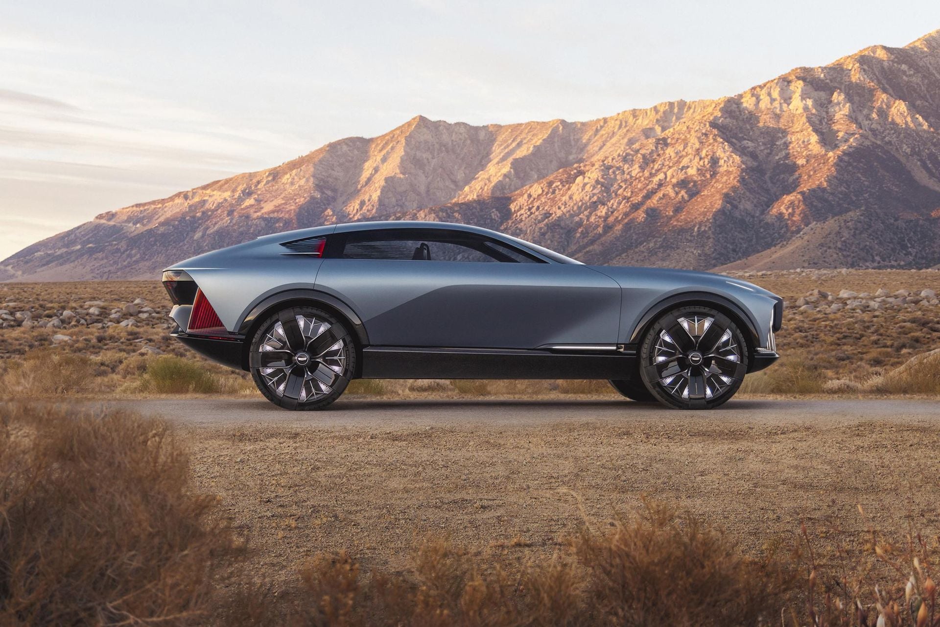 Cadillac’s sleek, high-performance EV coupe concept has a sandstorm ...