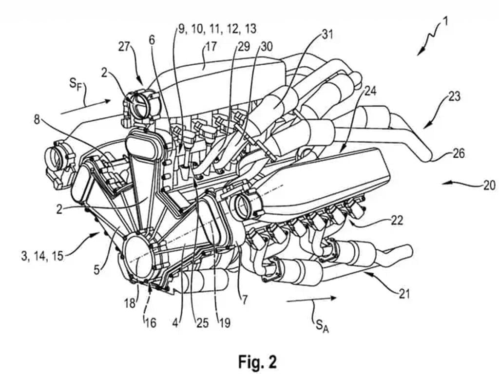 Porsche patents W18 engine and could be gunning for Bugatti Chiron ...