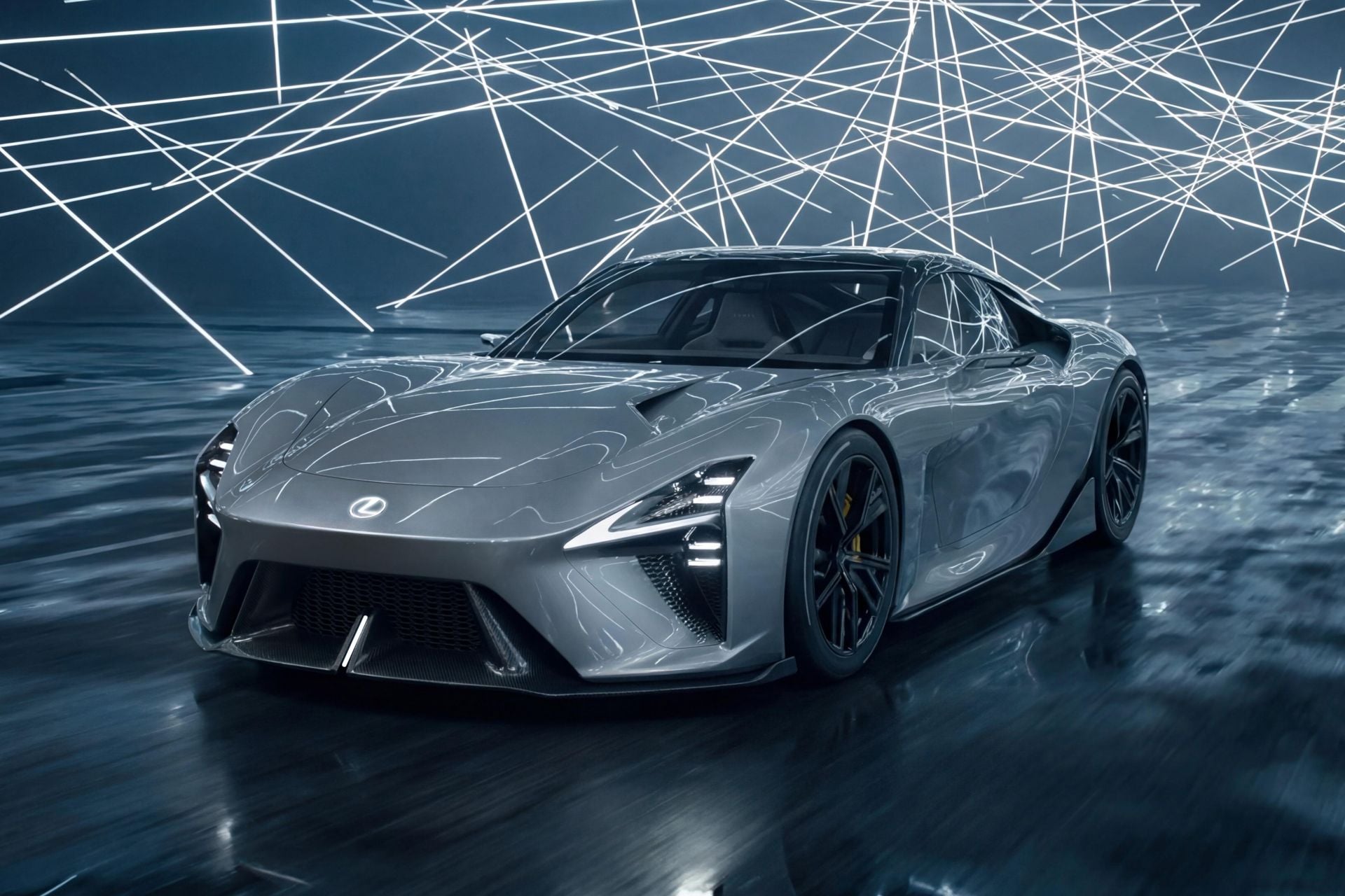 Lexus LFA Concept detailed: Iconic name resurrected for supercar EV ...