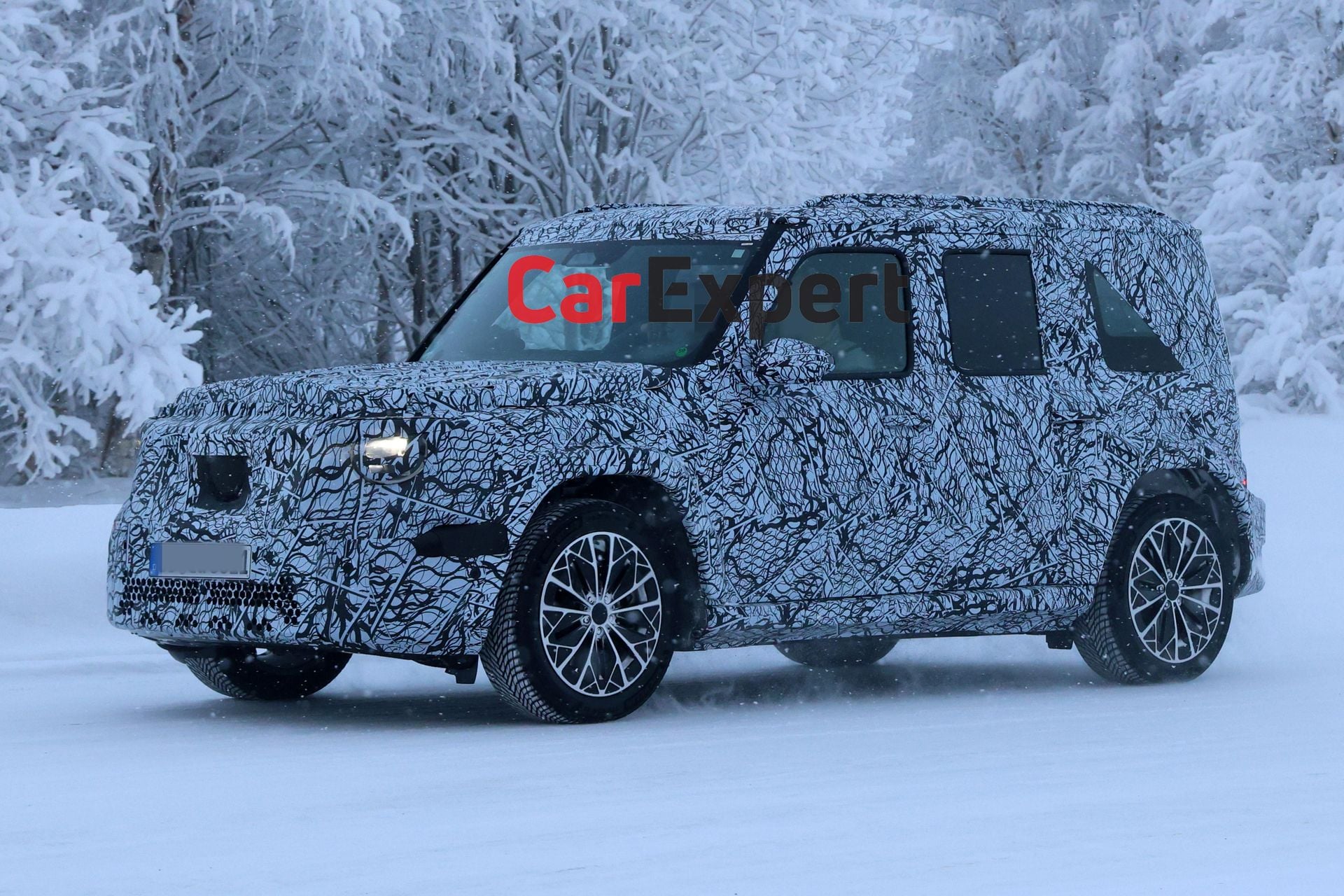 'Baby' Mercedes-Benz G-Wagen EV spied ahead of 2027 launch | CarExpert
