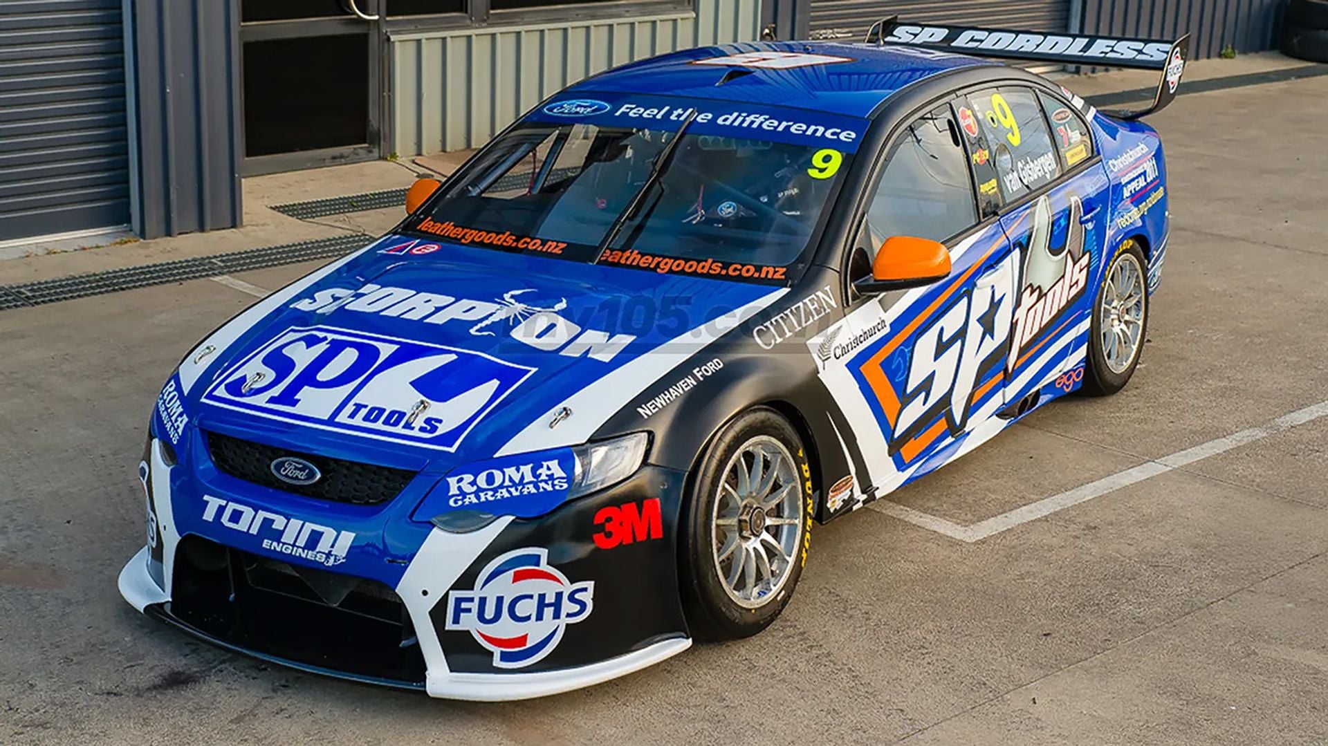 Shane van Gisbergen’s first V8 Supercars-winning Ford Falcon up for ...