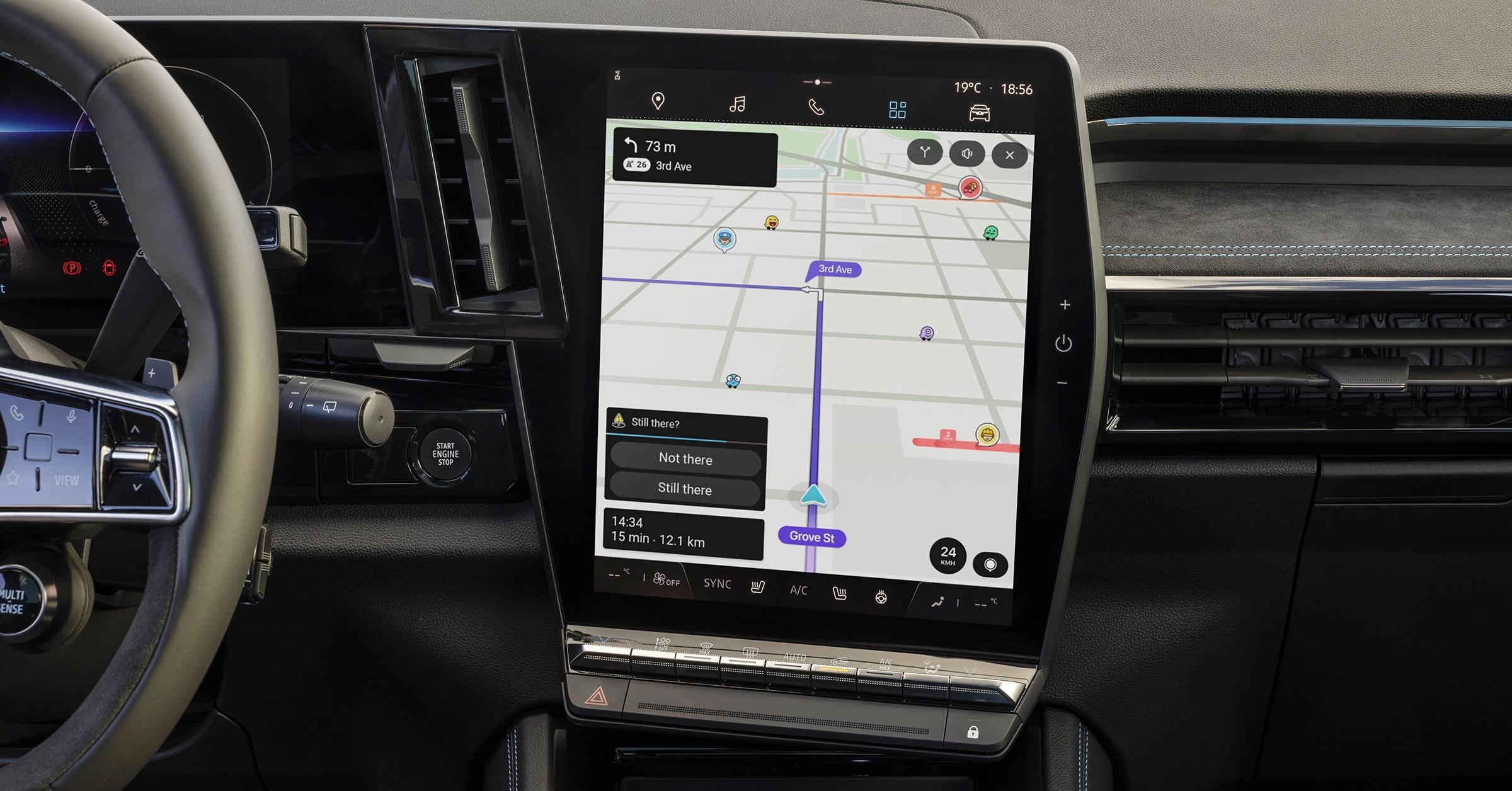 Renault's Google infotainment system adds native Waze integration ...