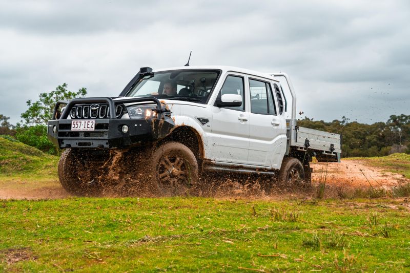 2025 Mahindra Pik-Up spied with Scorpio-inspired facelift | CarExpert